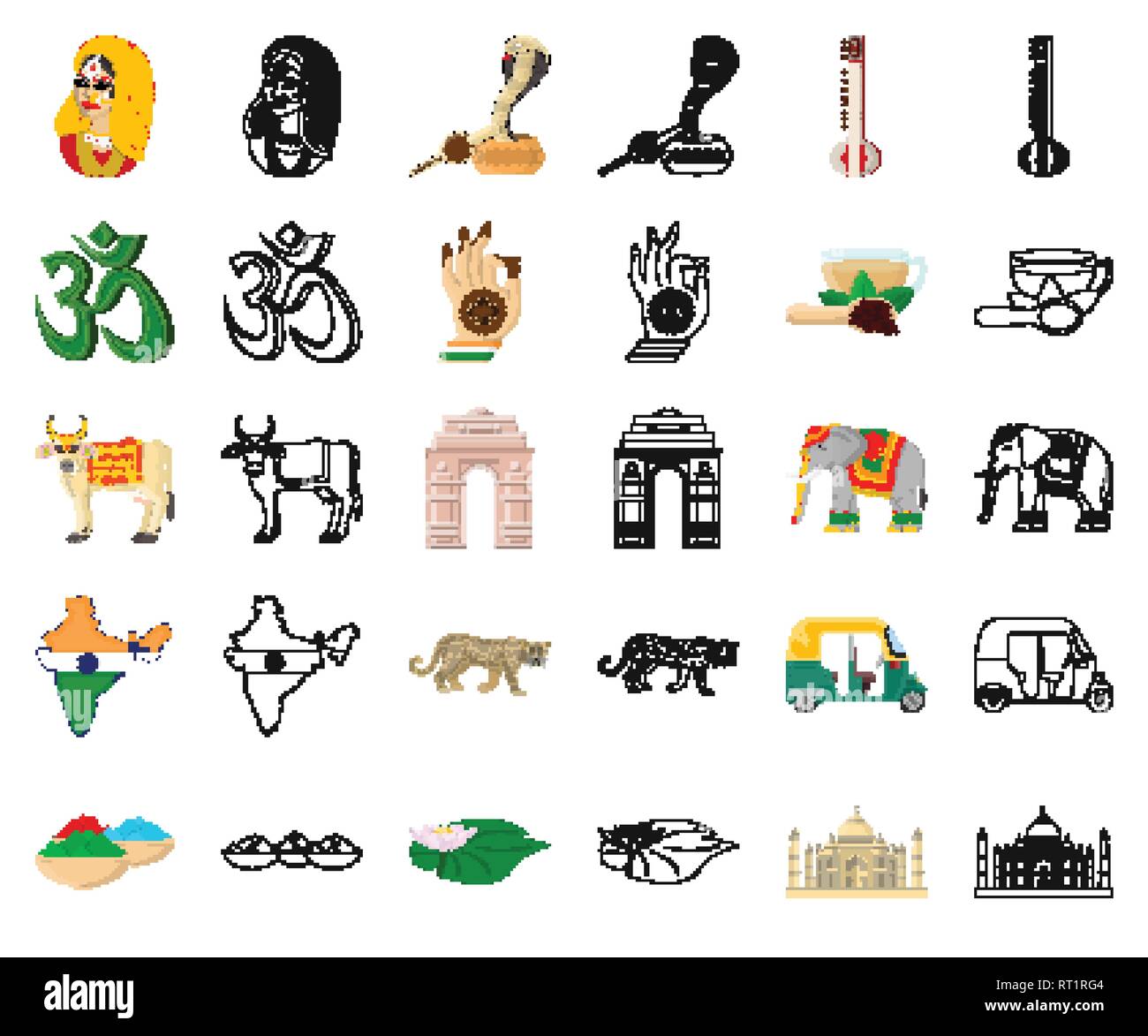 India Country Outline High Resolution Stock Photography and Images - Alamy