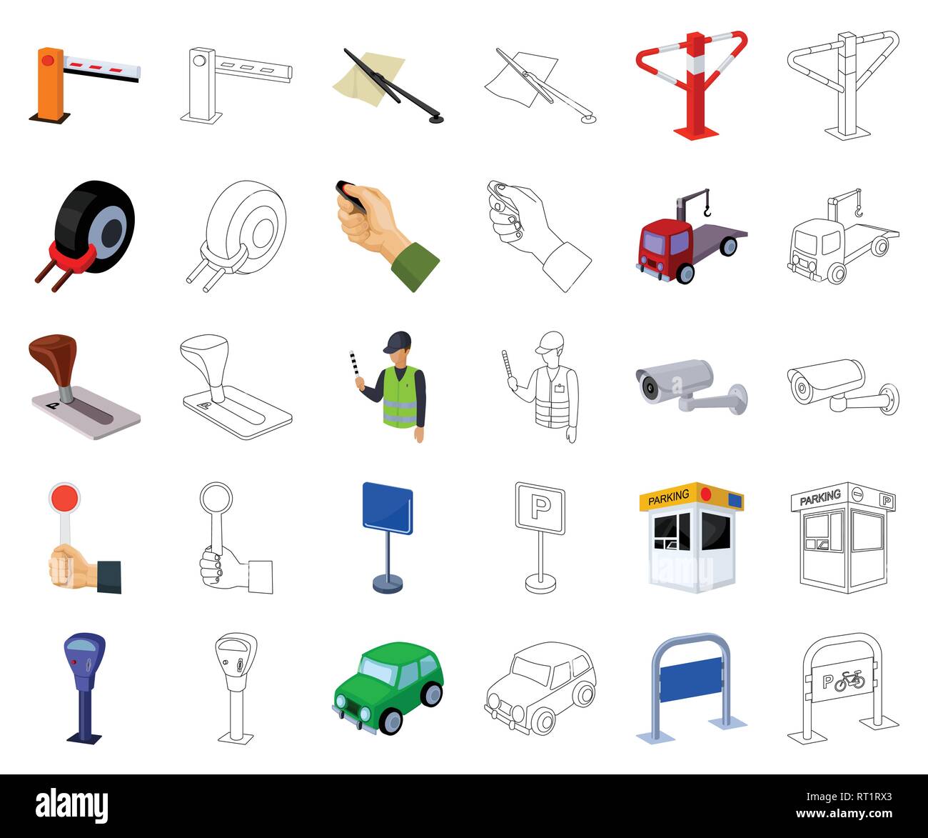 Car clamp wheel Stock Vector Images - Alamy