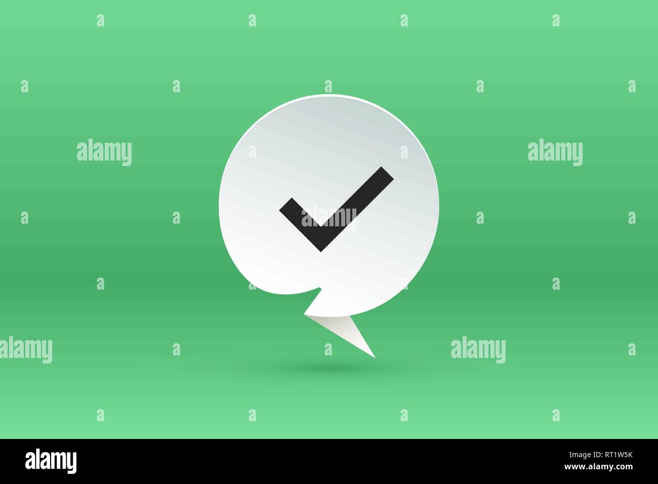 Yes image Stock Vector Images - Alamy