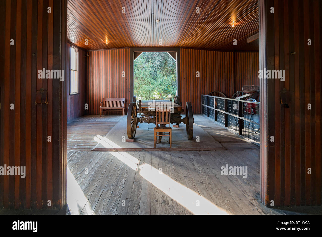 Los Angeles, FEB 22: Interior view of the Queen Anne Cottage on FEB 22 ...