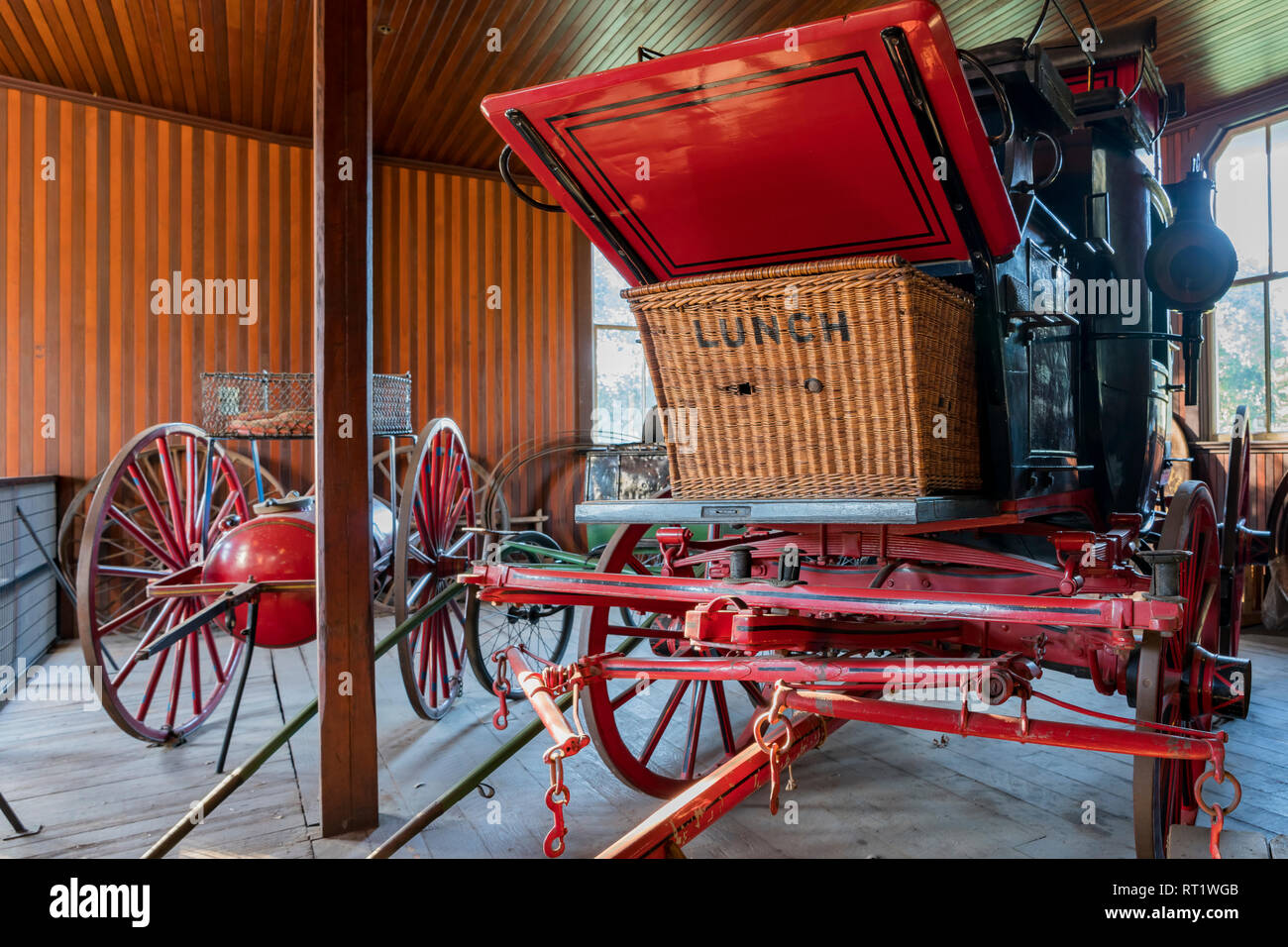 Los Angeles, FEB 22: Interior view of the Queen Anne Cottage on FEB 22 ...