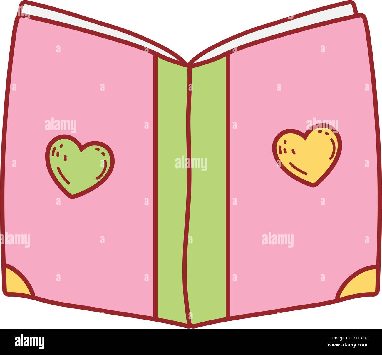 love text book day celebration Stock Vector Image & Art - Alamy
