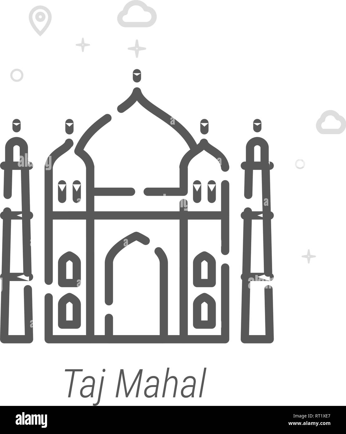 Taj mahal Cut Out Stock Images & Pictures - Alamy