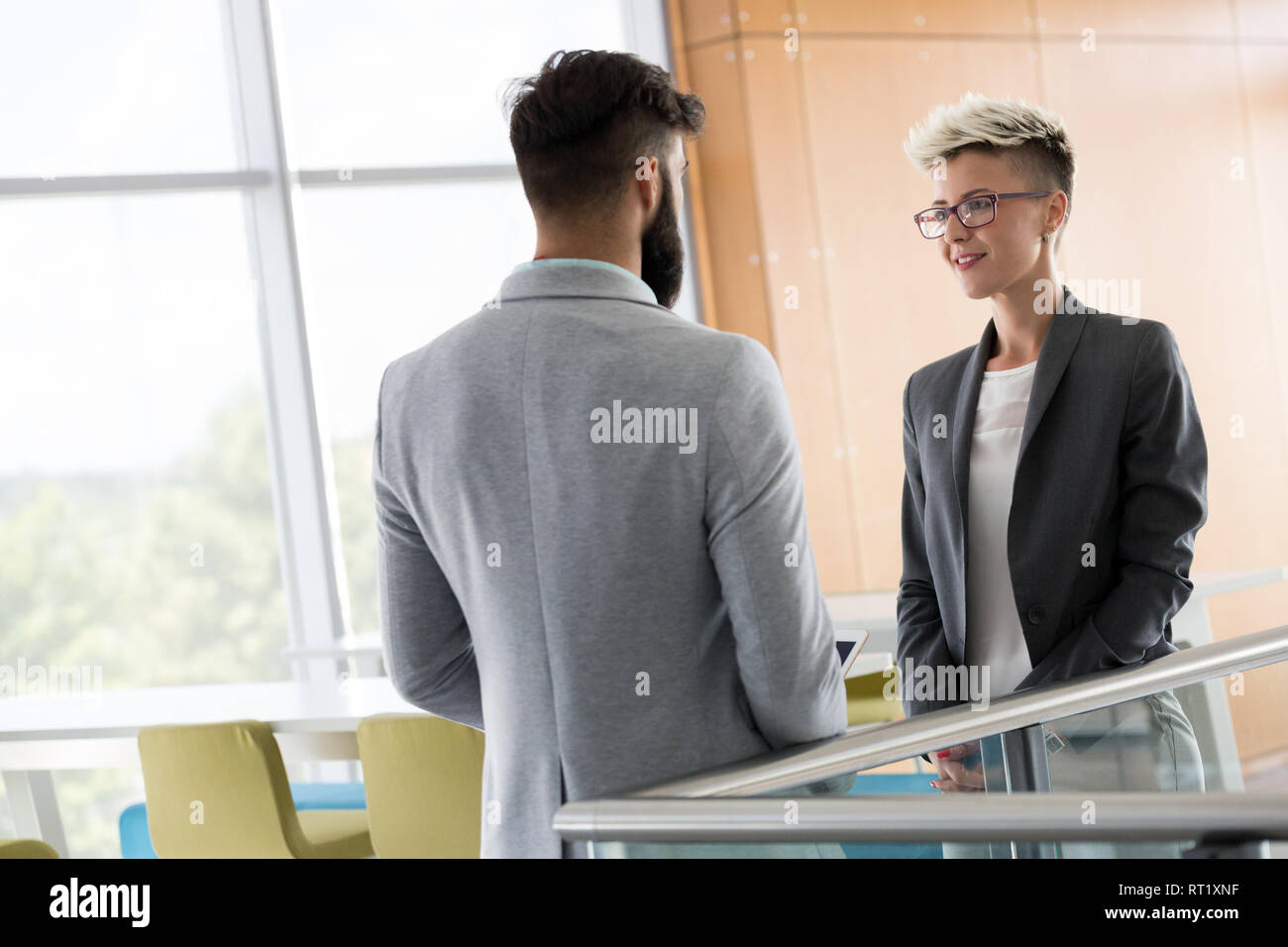 Happy colleagues hi-res stock photography and images - Alamy