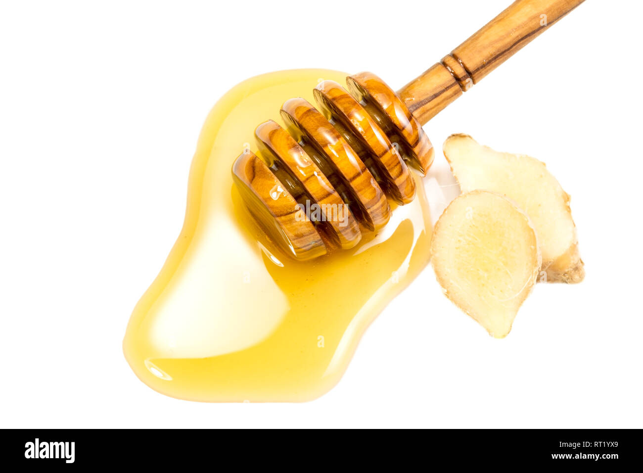 Fresh ginger honey lemon Cut Out Stock Images & Pictures - Alamy