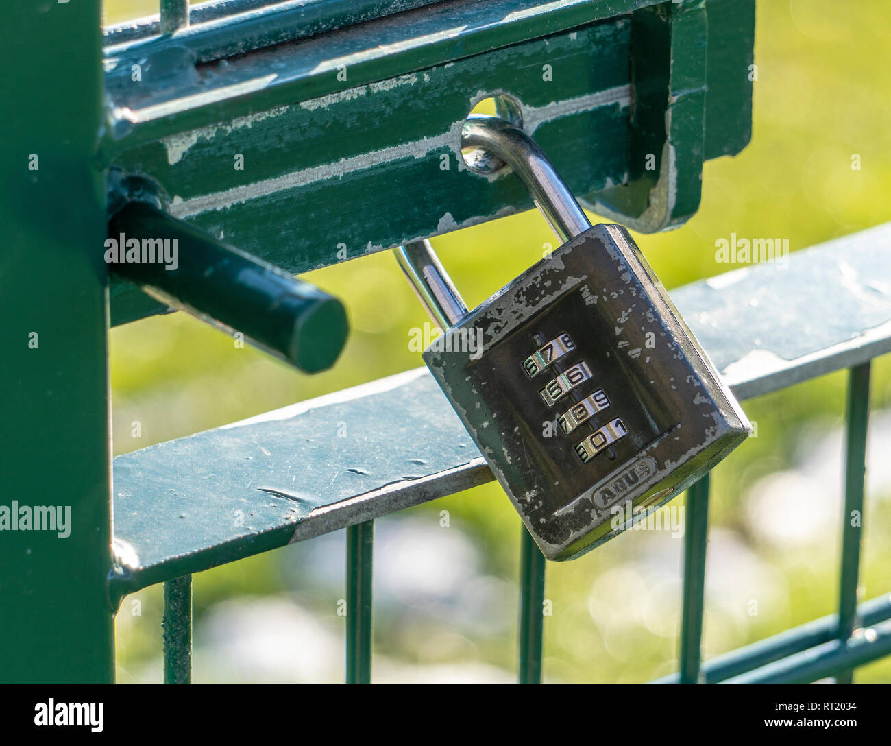 Sliding bolt locked hi-res stock photography and images - Alamy