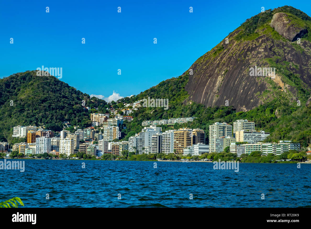 Luxury place of the lagoon. Location in Rodrigo de Freitas lagoon in ...