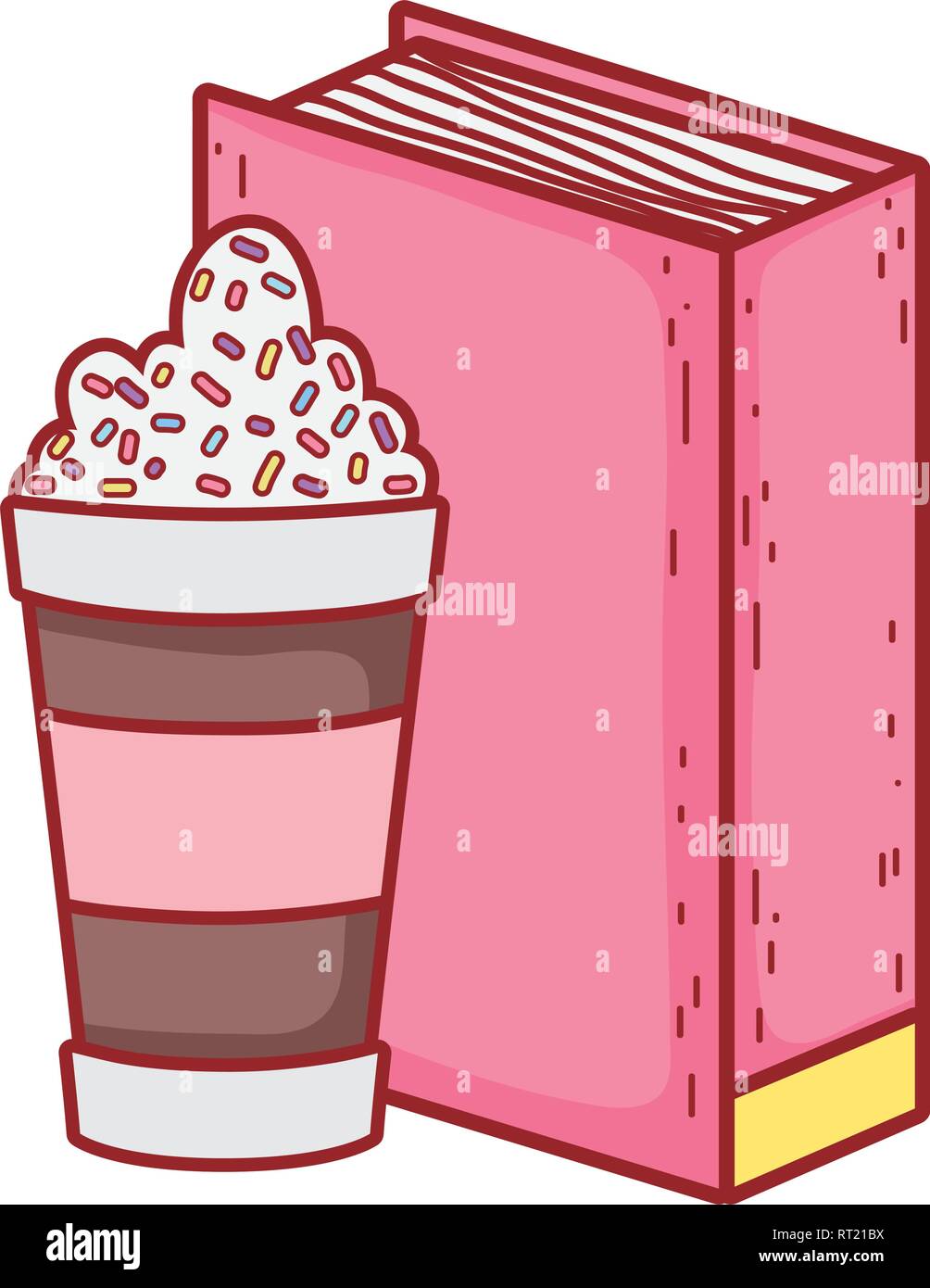 text book with milkshake day celebration Stock Vector Image & Art - Alamy