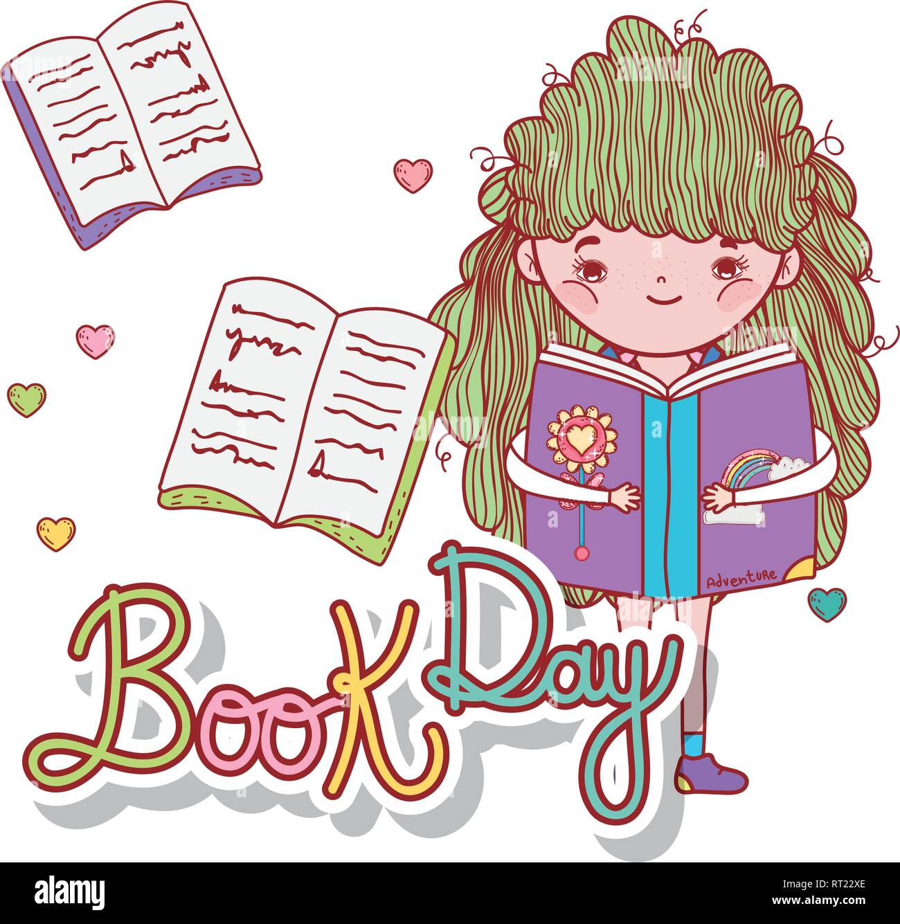 Baby book pile Stock Vector Images - Alamy