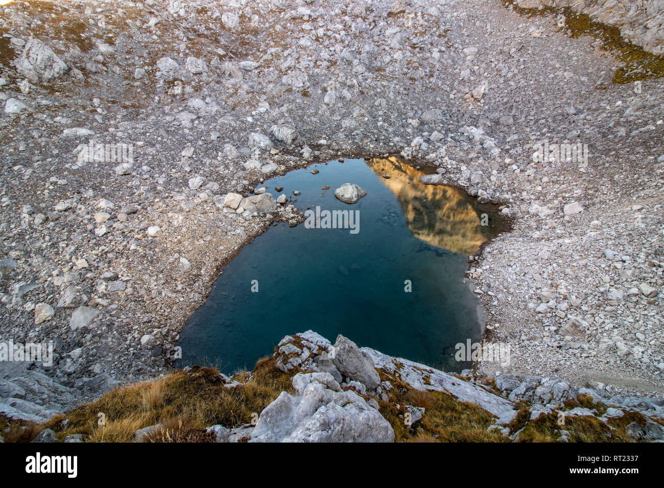 beautiful mountain lake from above Stock Photo - Alamy