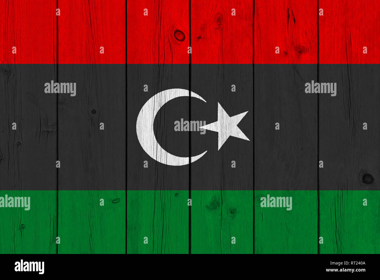Old libya flag hi-res stock photography and images - Alamy