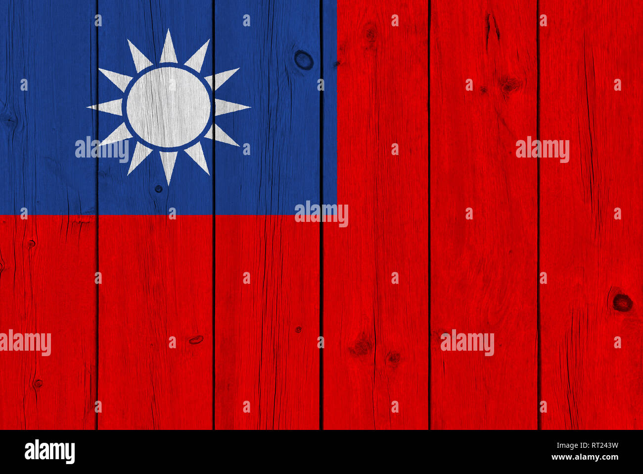 Old Taiwan Flag High Resolution Stock Photography and Images - Alamy