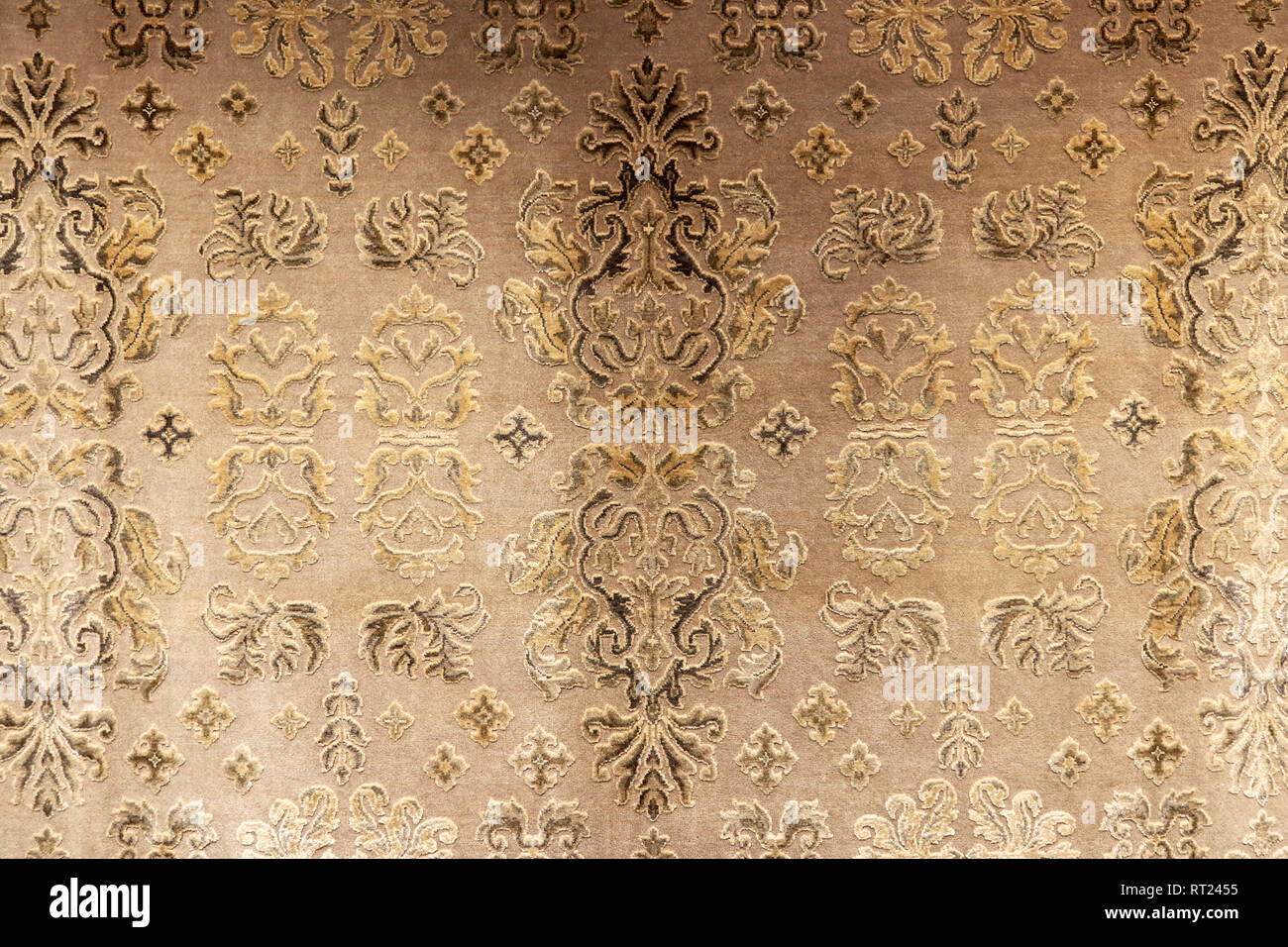 Traditional floor cover design background. Turkish oriental carpet ...