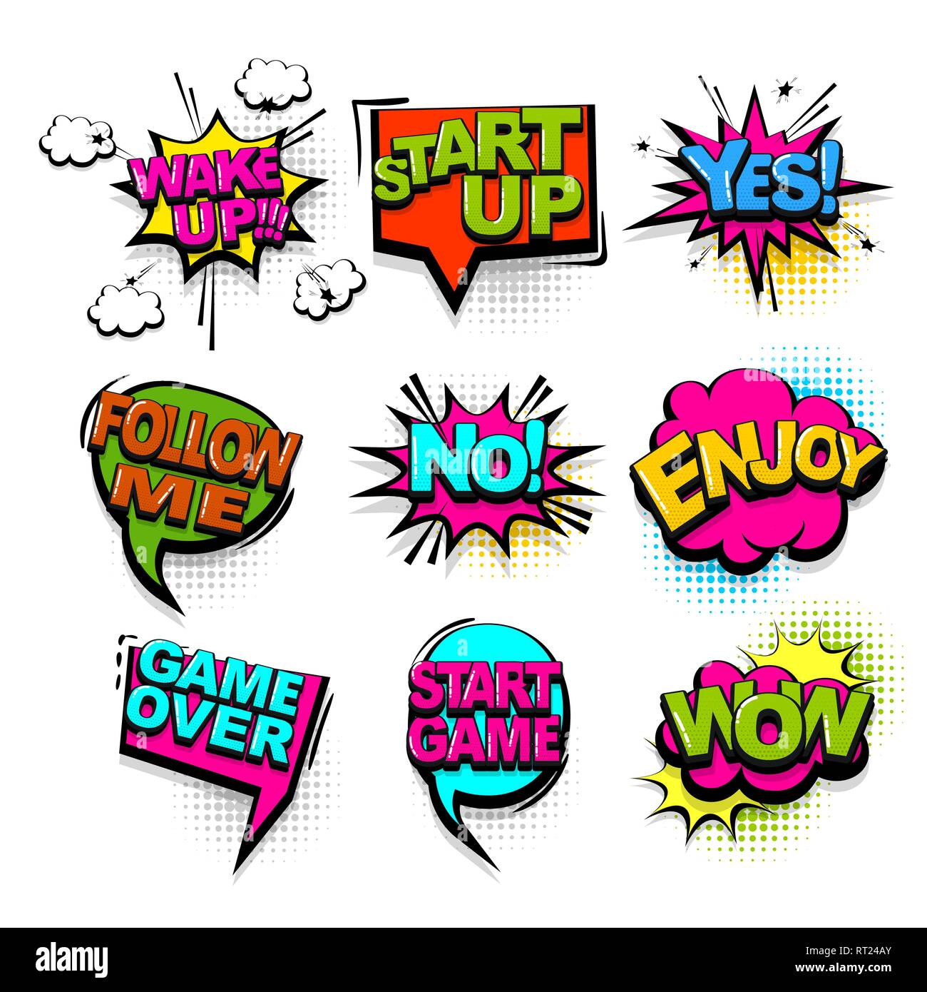 Start up icon collection Cut Out Stock Images & Pictures - Alamy