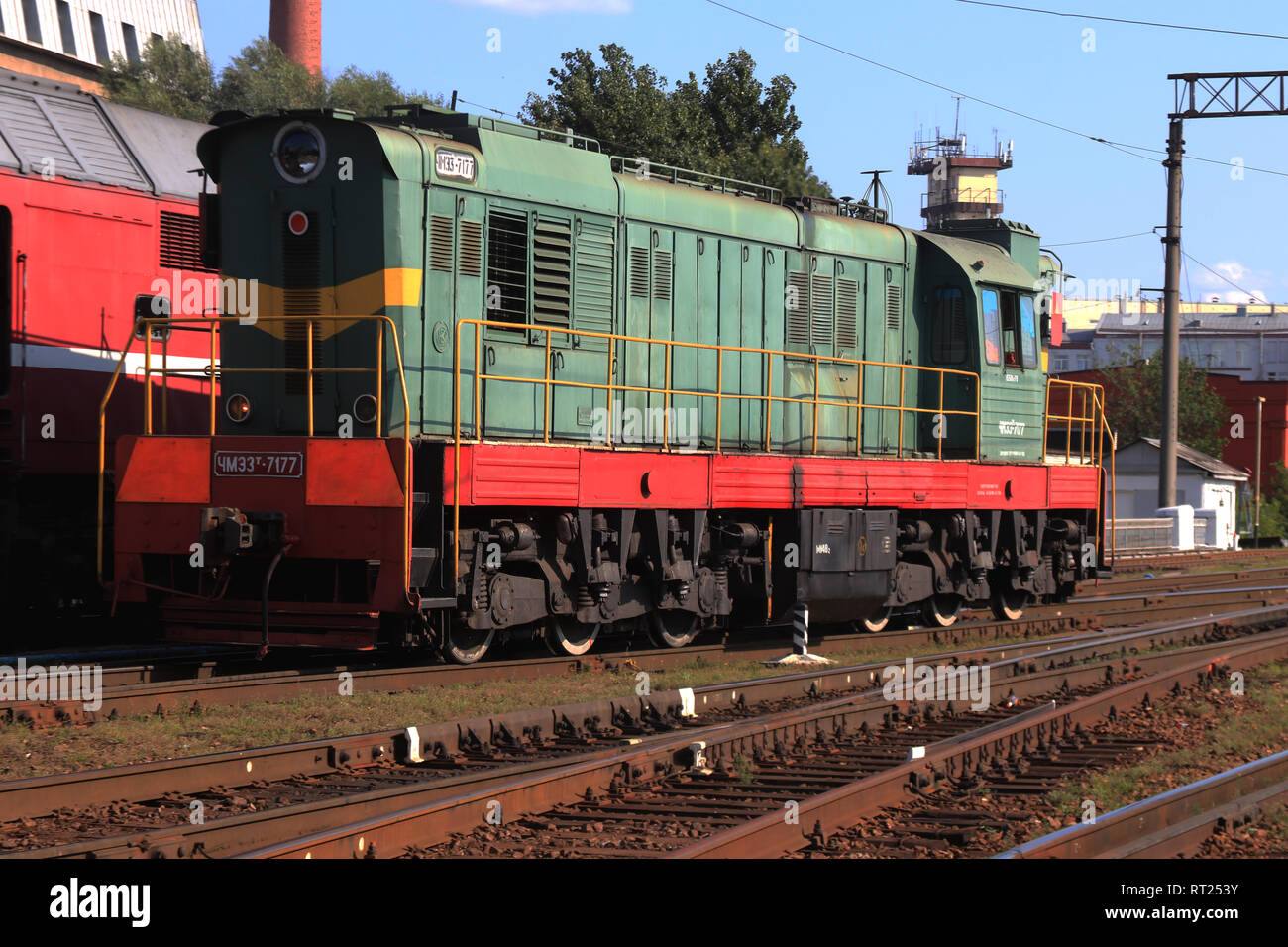 Rail transport vehicle Stock Photo - Alamy