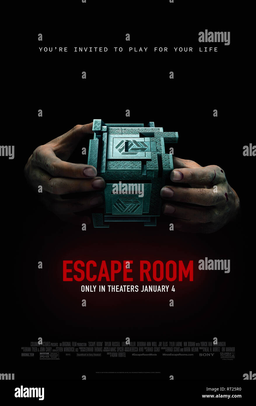 ESCAPE ROOM, US poster, 2019. © Columbia / Courtesy Everett Collection ...