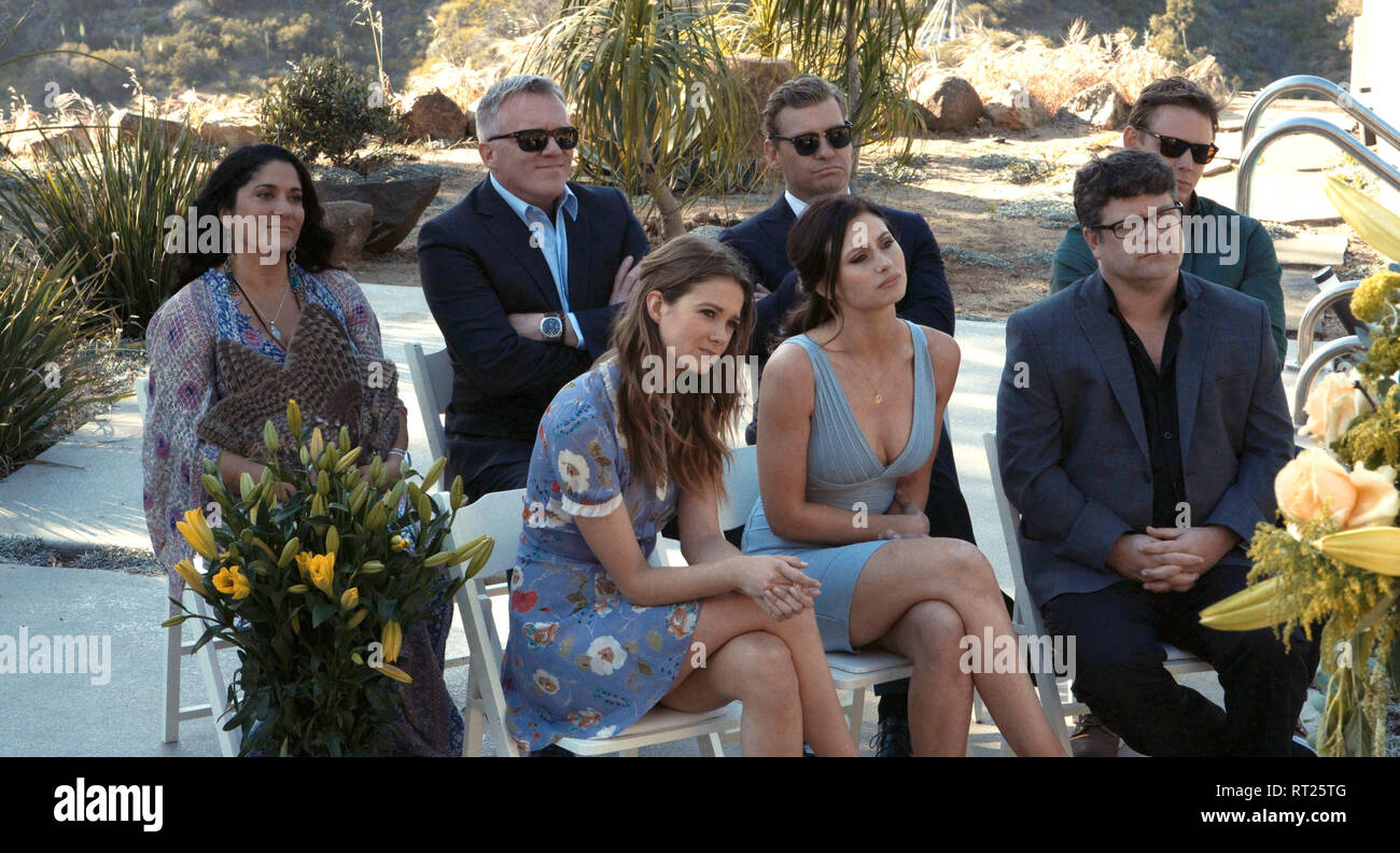 THE LEARS, front row l-r: Ivy Matheson, Aly Michalka, Sean Astin, back ...
