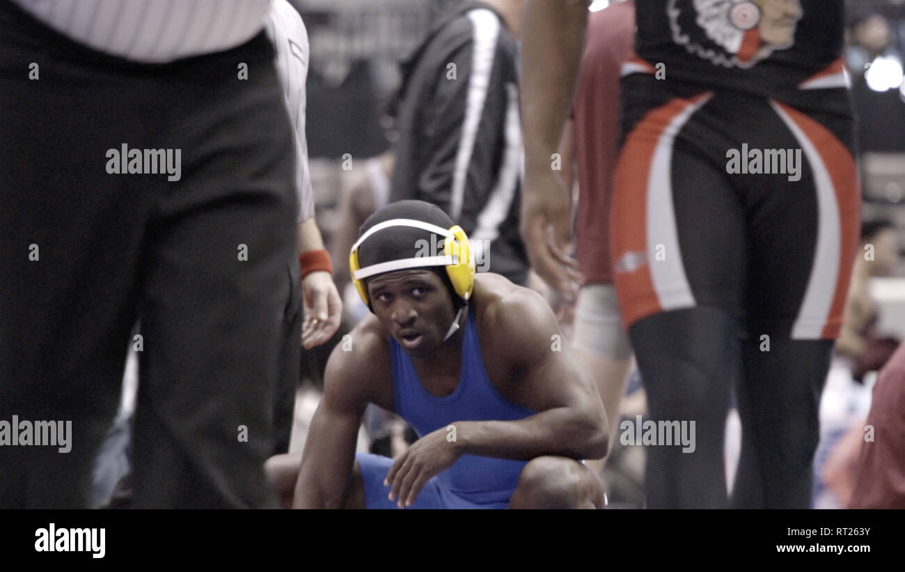 WRESTLE, Jamario Rowe during his final match at the Alabama State ...
