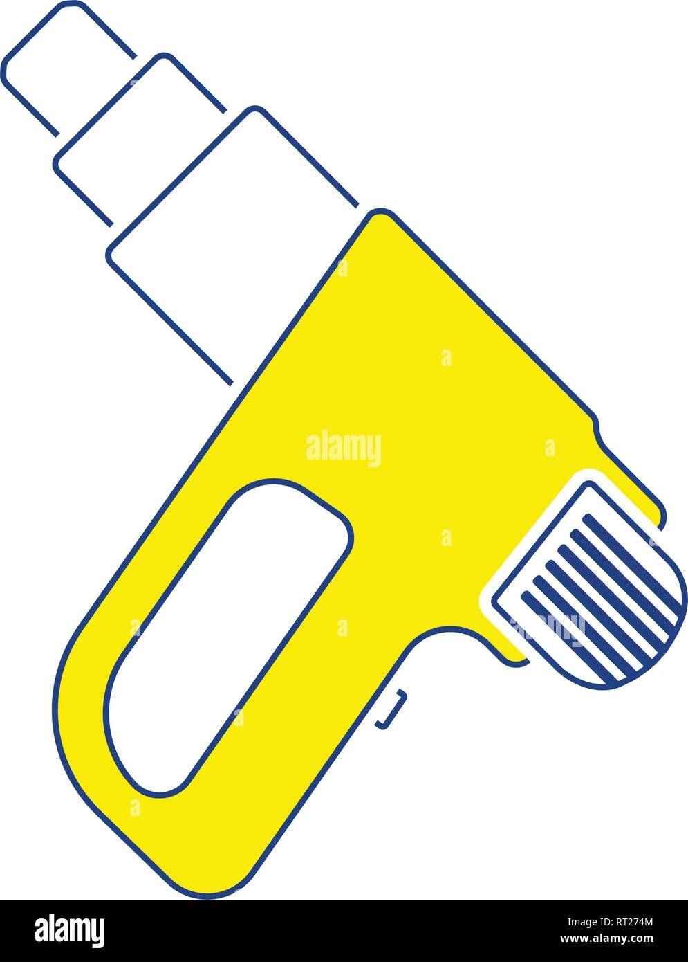 Icon of electric industrial dryer. Thin line design. Vector ...