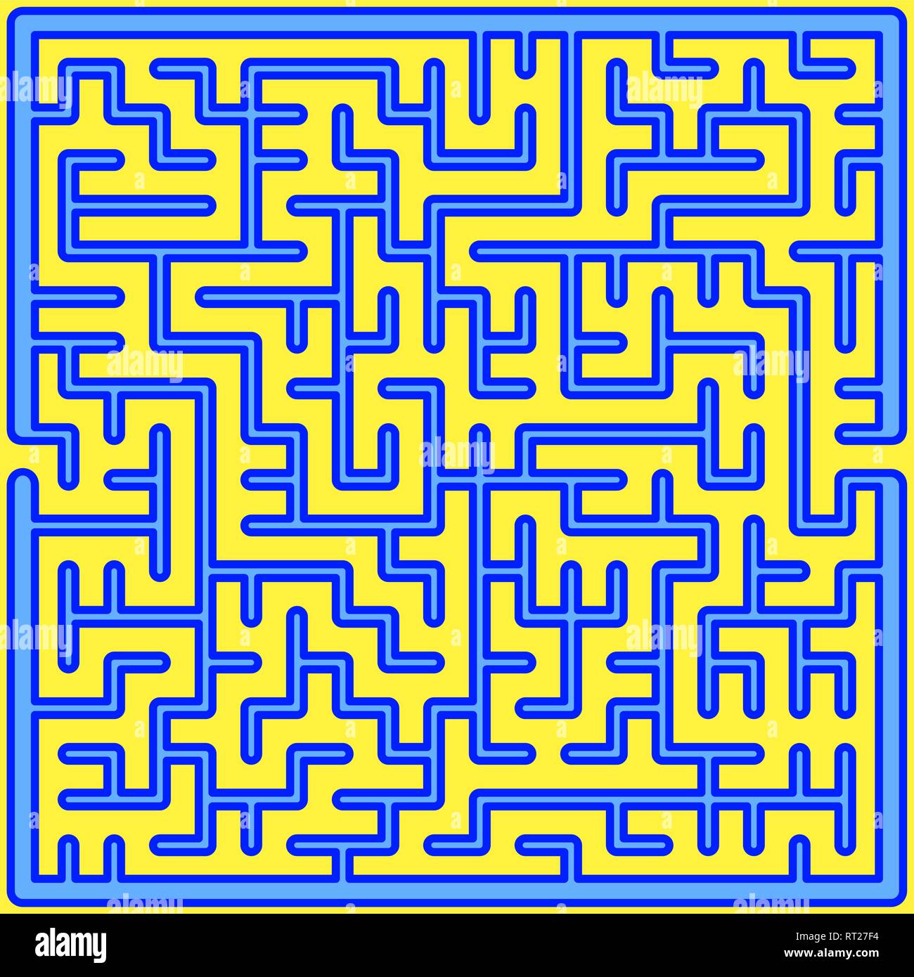 Illustration of the abstract maze design Stock Vector Image & Art - Alamy