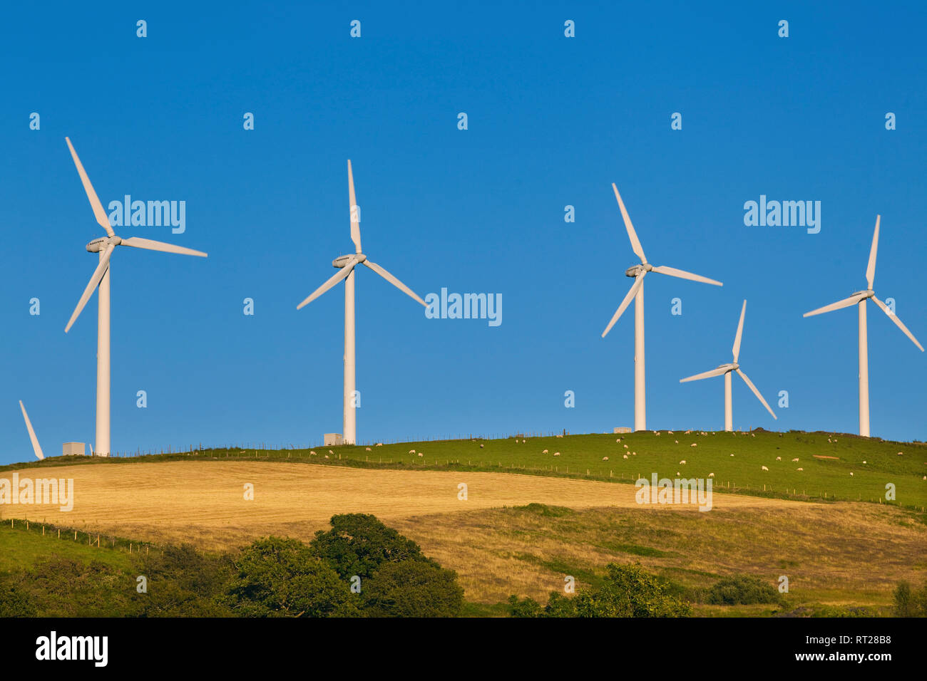 Wind Turbines, South Wales, UK Stock Photo - Alamy