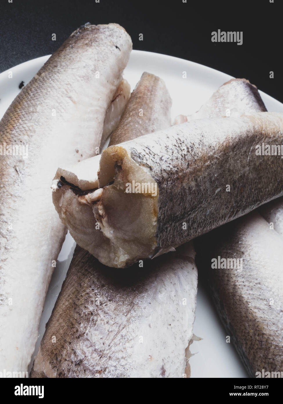 raw fish hake Stock Photo - Alamy