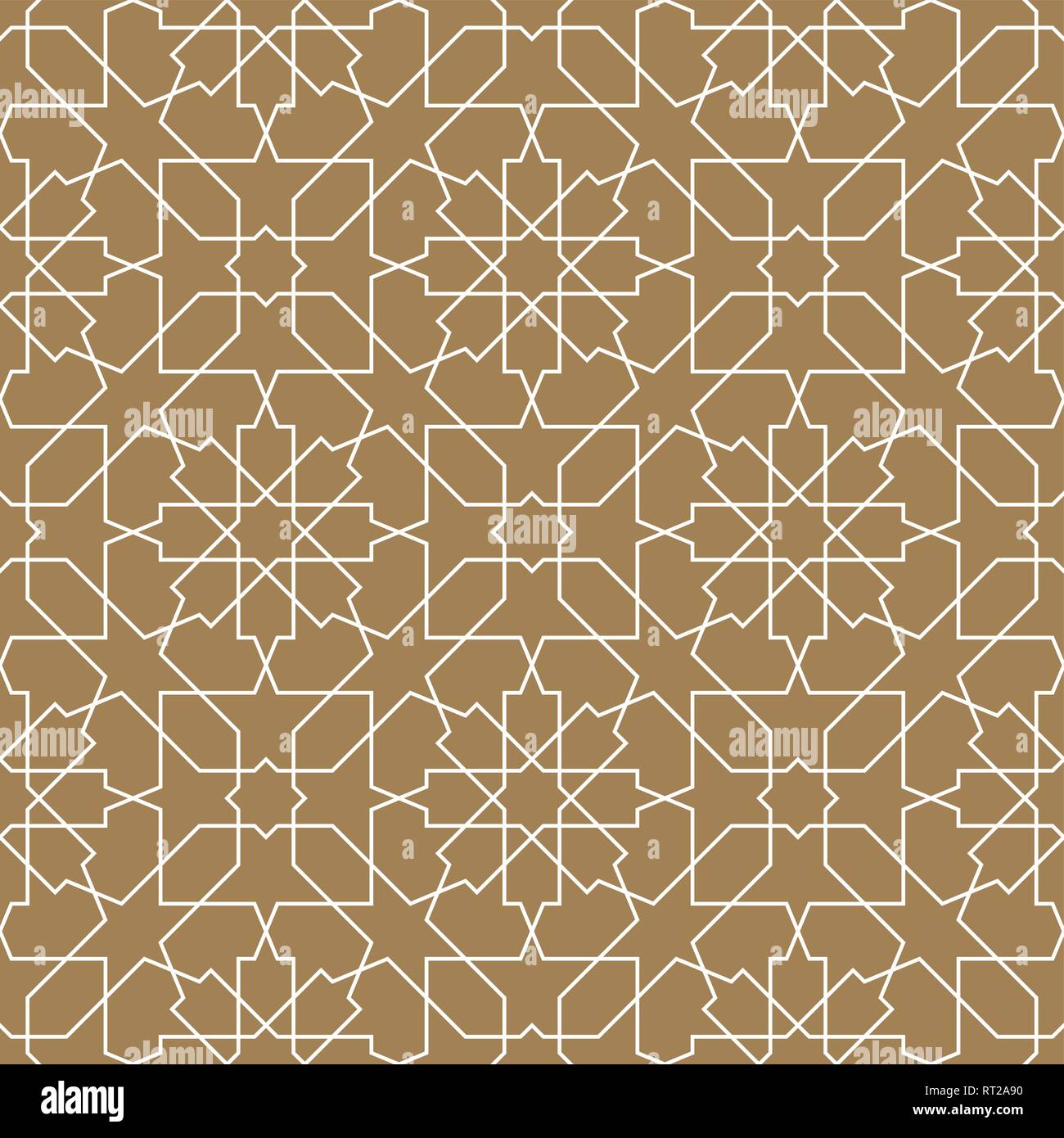 Seamless arabic geometric ornament based on traditional arabic art ...