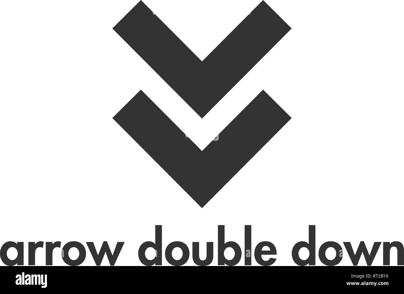 Double side arrow Stock Vector Images - Alamy
