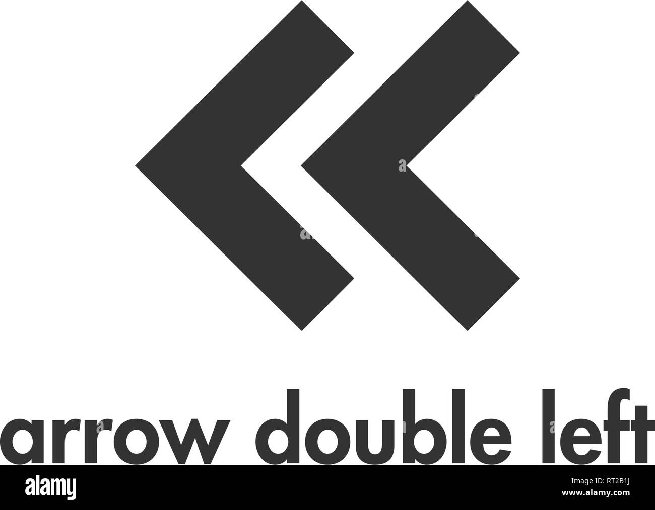 Left hand side sign Stock Vector Images - Alamy