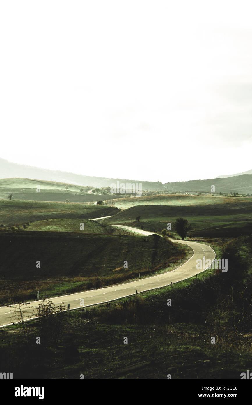 Road in a village Stock Photo - Alamy