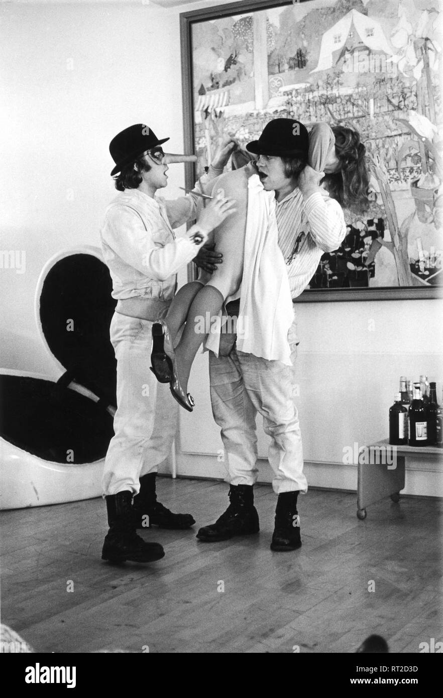 A CLOCKWORK ORANGE 1971 director Stanley Kubrick Malcolm McDowell as ...