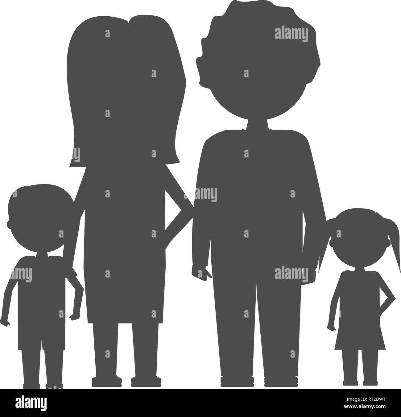 Family icon mother father child hi-res stock photography and images - Alamy