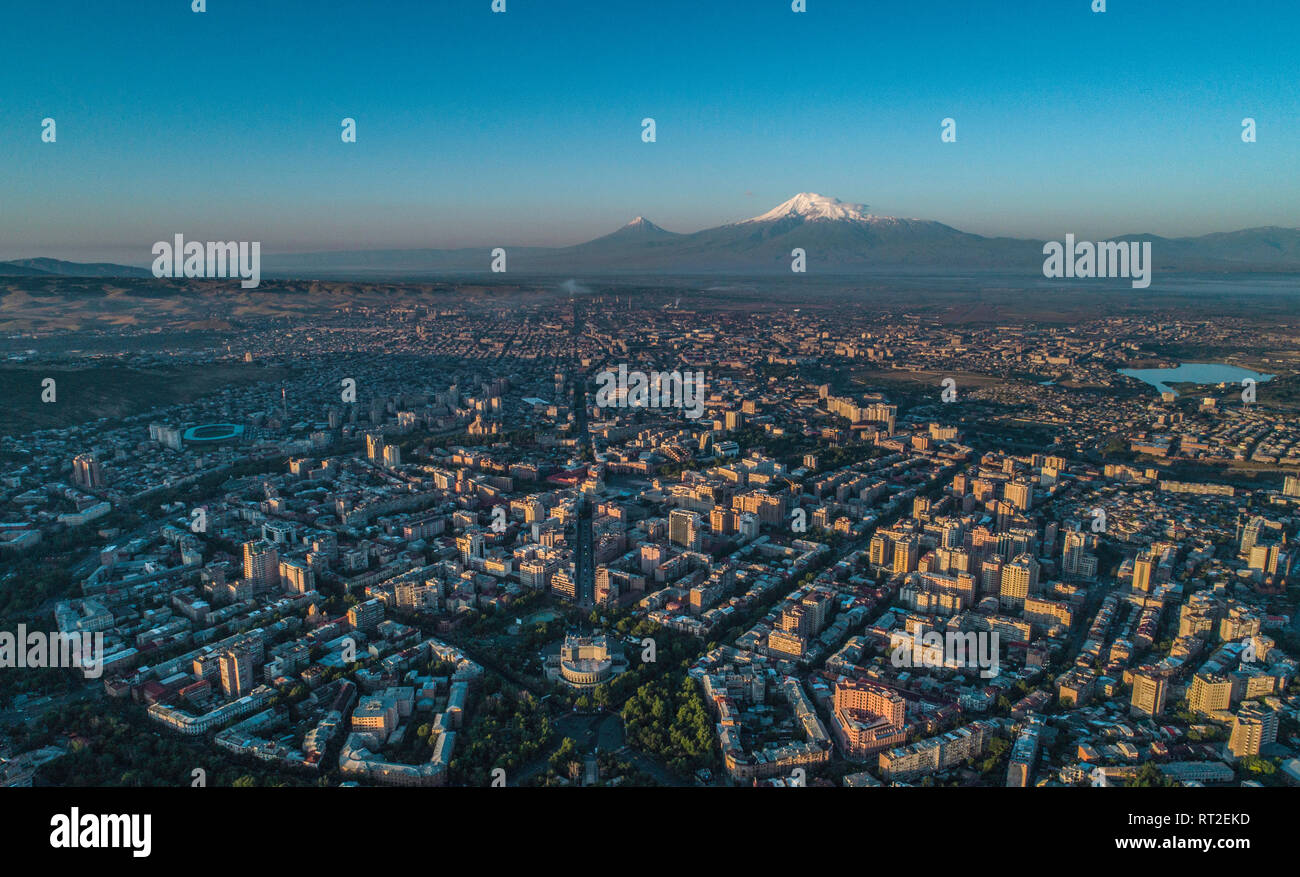 Top view yerevan armenia hi-res stock photography and images - Alamy