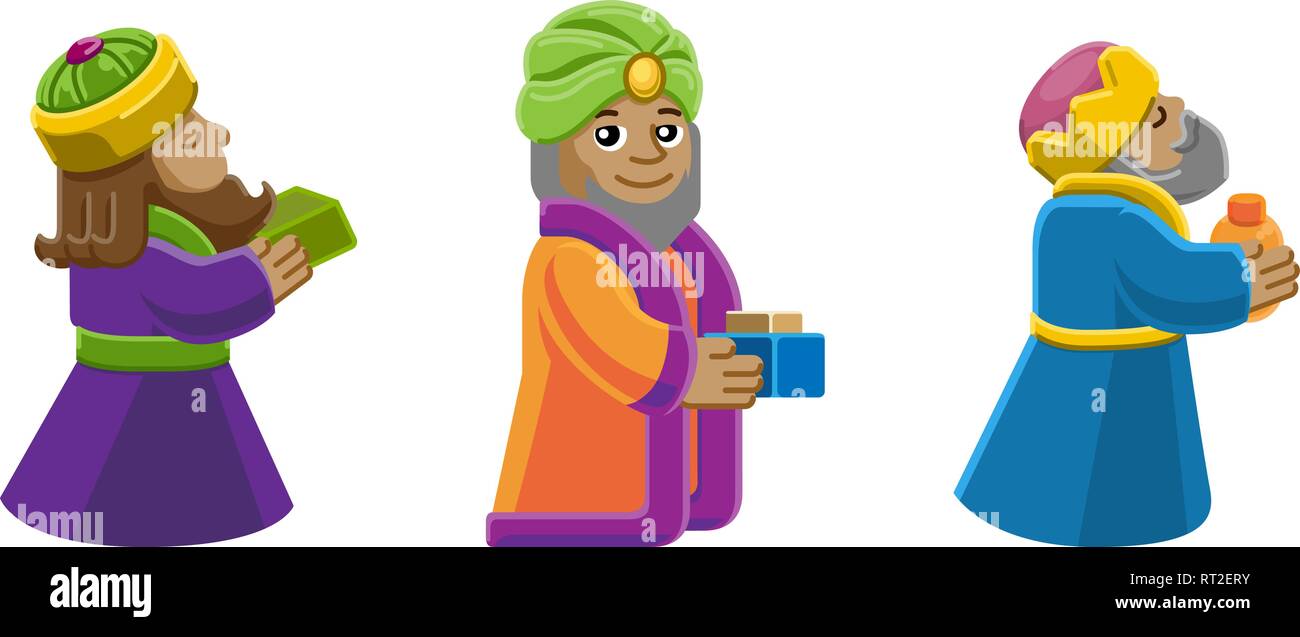 Nativity scene three holy Stock Vector Images - Alamy