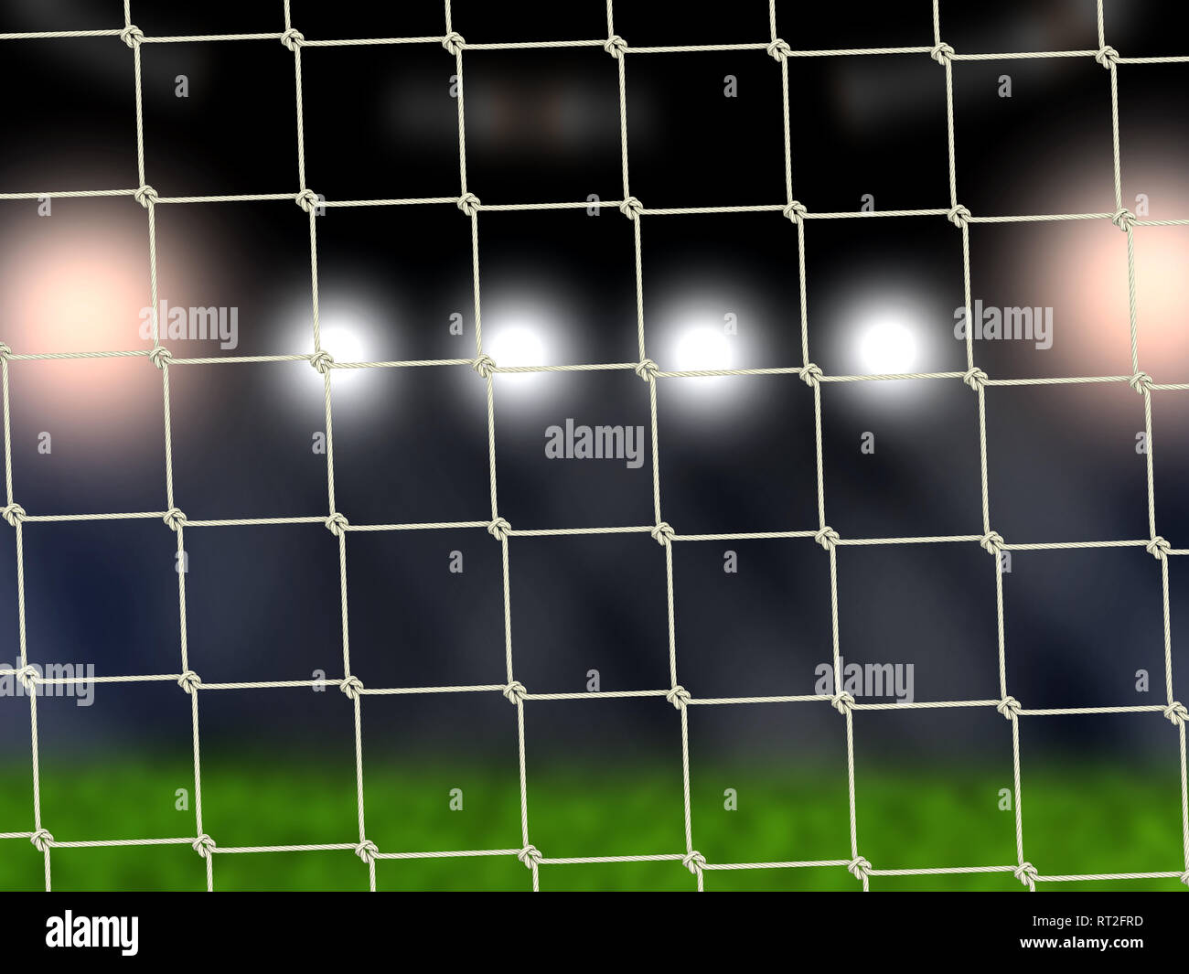 Grid with green grass field Stock Photo - Alamy