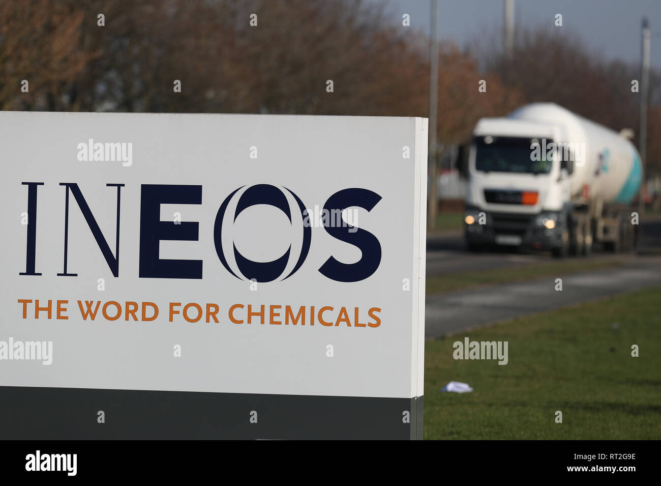 Ineos signage hi-res stock photography and images - Alamy