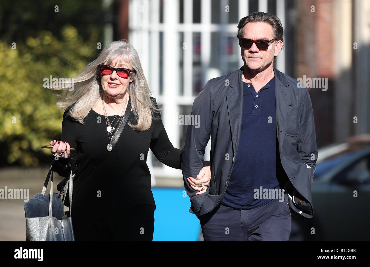 John Michie and his wife Carol Fletcher-Michie arrive back at ...