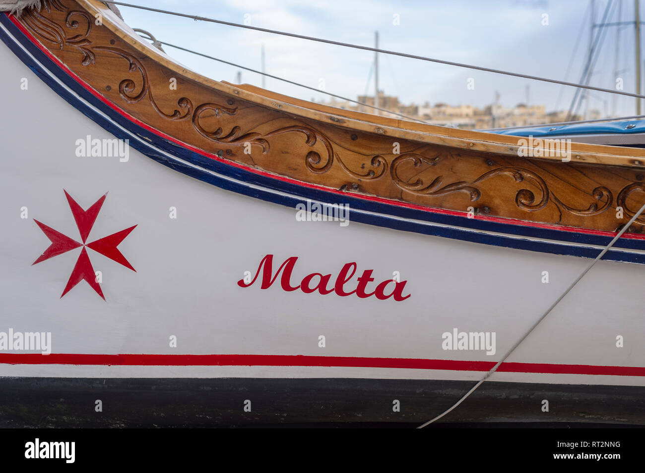 Maltese boat hi-res stock photography and images - Alamy