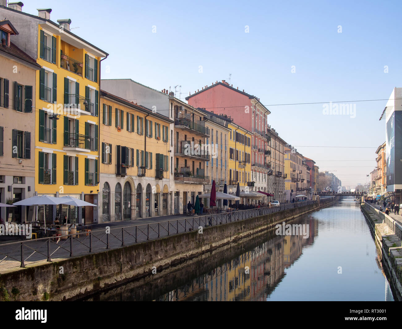 Milan canal hi-res stock photography and images - Alamy
