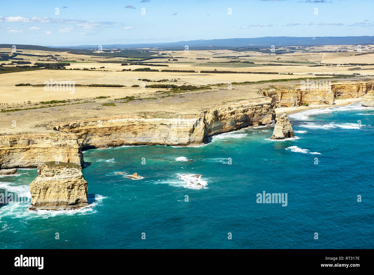 Great ocean road birds eye view hi-res stock photography and images - Alamy