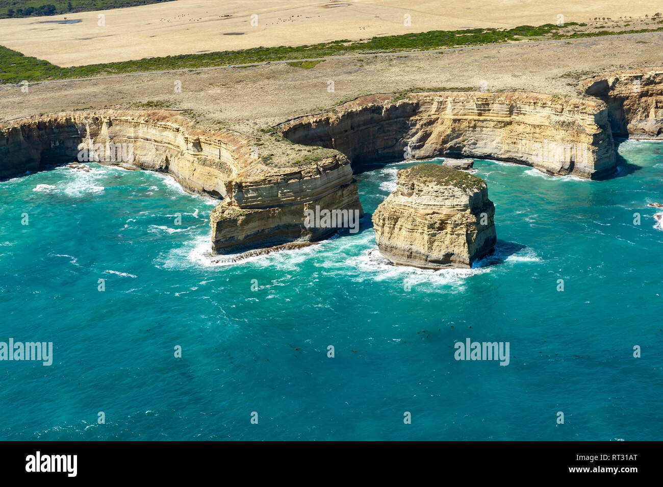 Great ocean road birds eye view hi-res stock photography and images - Alamy