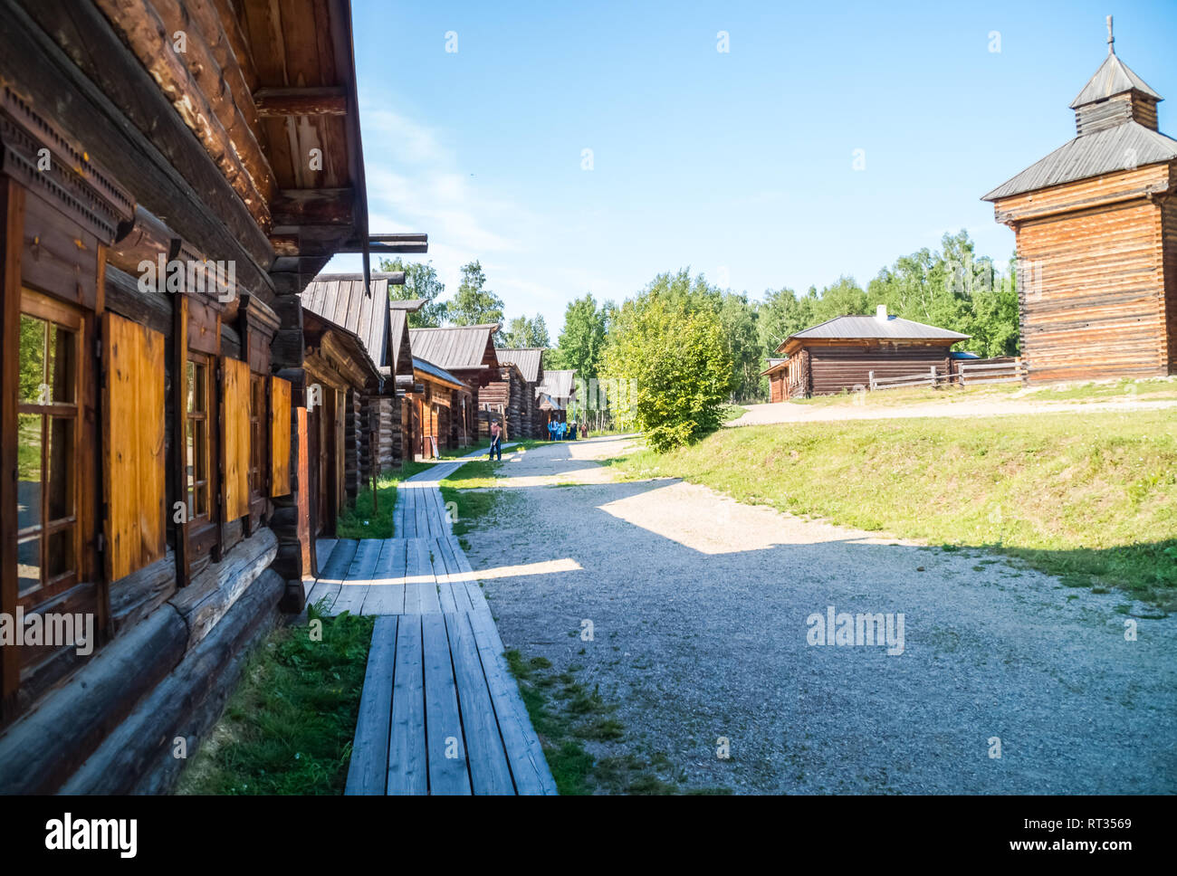 Taltsy is an architectural and ethnographic museum of Siberian wooden ...