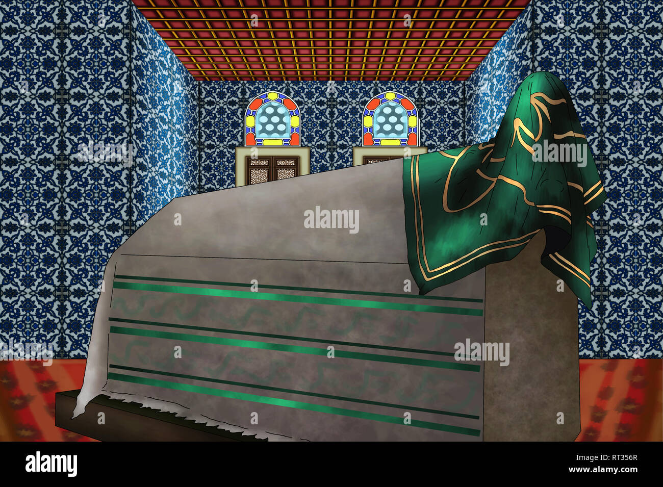 Ancient Mosque And Tomb Stock Photo - Alamy