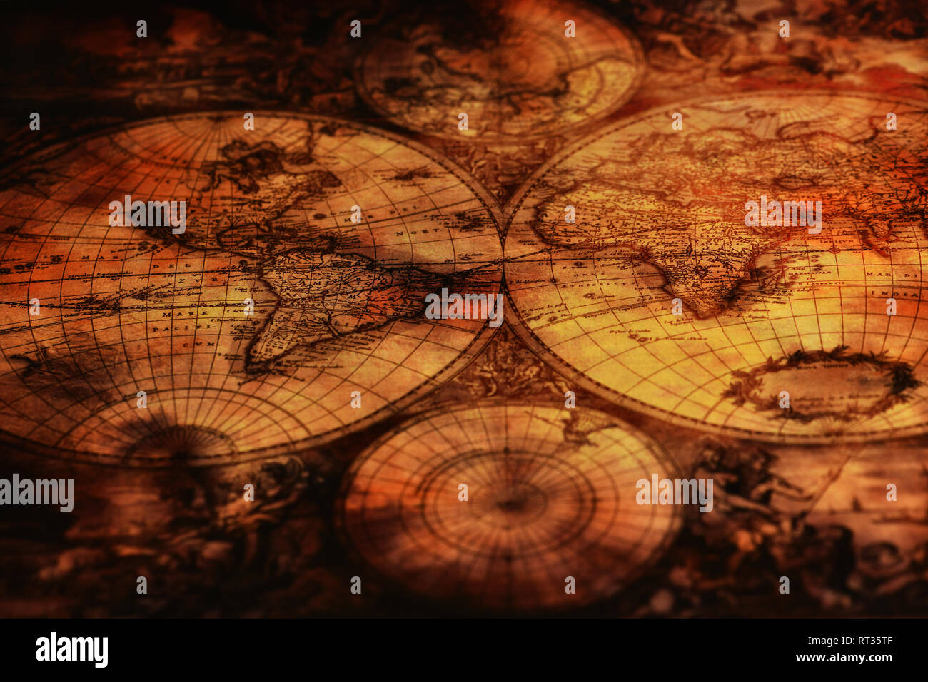 Old map with details hi-res stock photography and images - Alamy