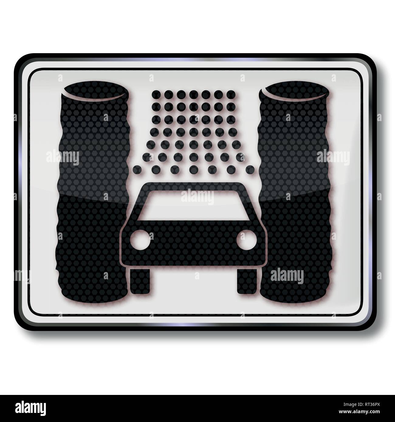 Washing cleaning car in Stock Vector Images - Alamy