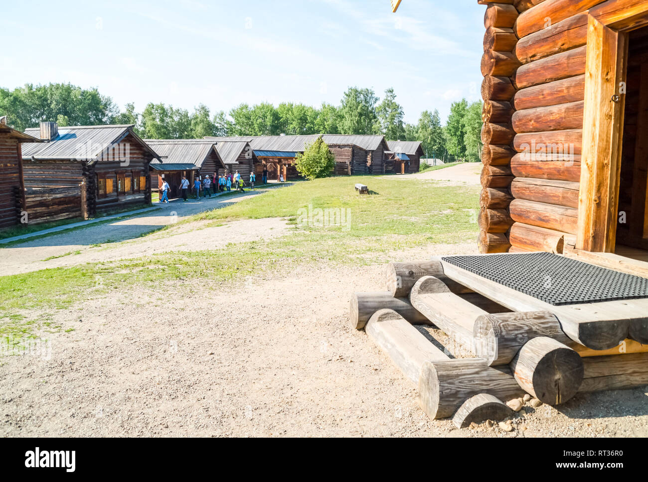 Taltsy is an architectural and ethnographic museum of Siberian wooden ...