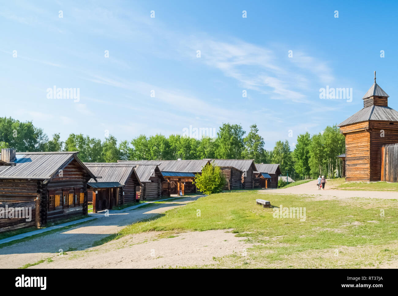 Taltsy museum wooden architecture hi-res stock photography and images ...