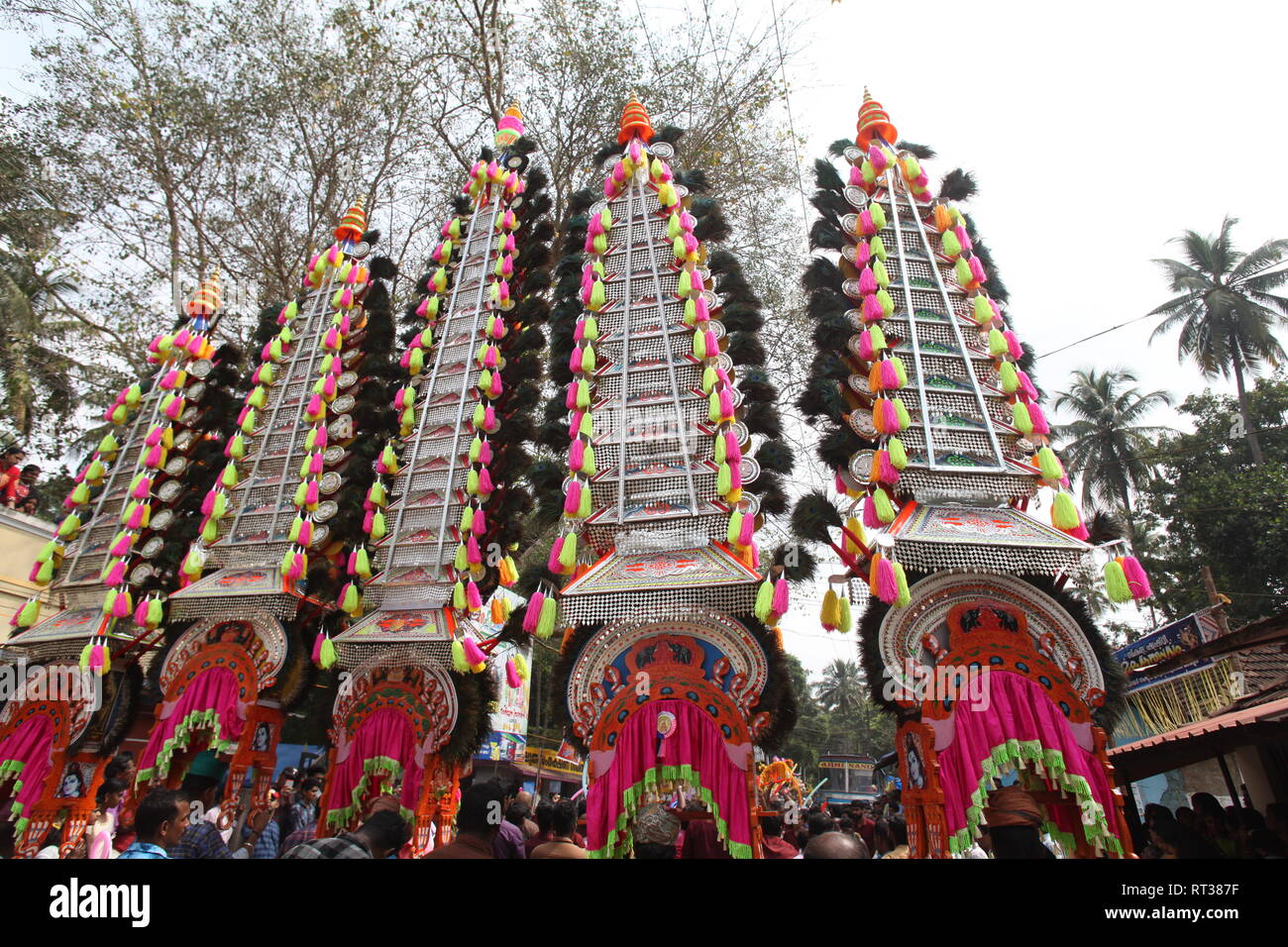 kaavadiyattam or burden dance is ceremonial sacrifice of devotees ...