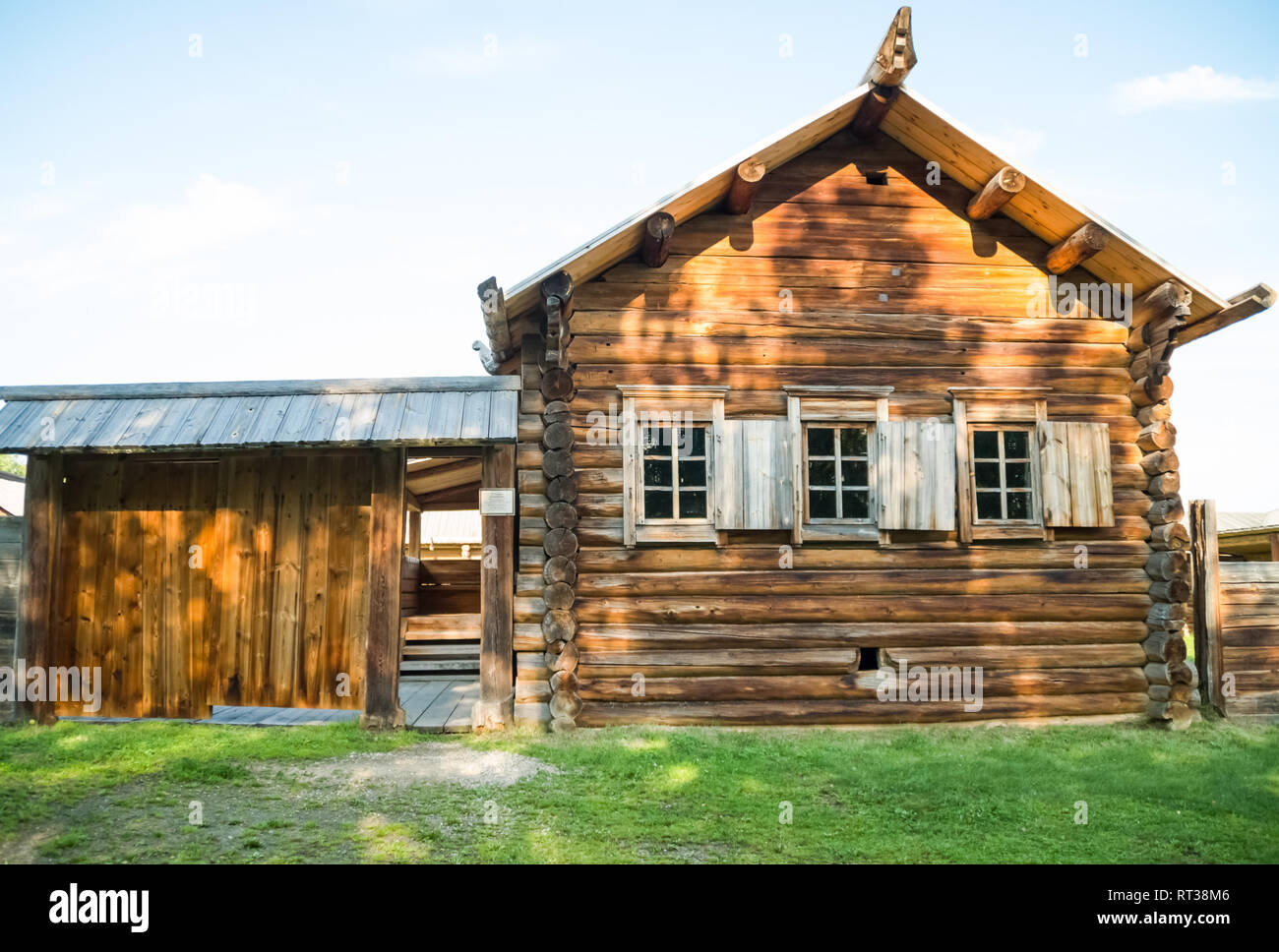 Taltsy is an architectural and ethnographic museum of Siberian wooden ...