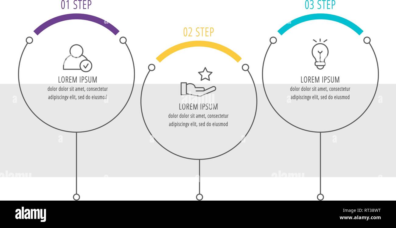Modern and simple flat vector illustration. Infographic template with ...